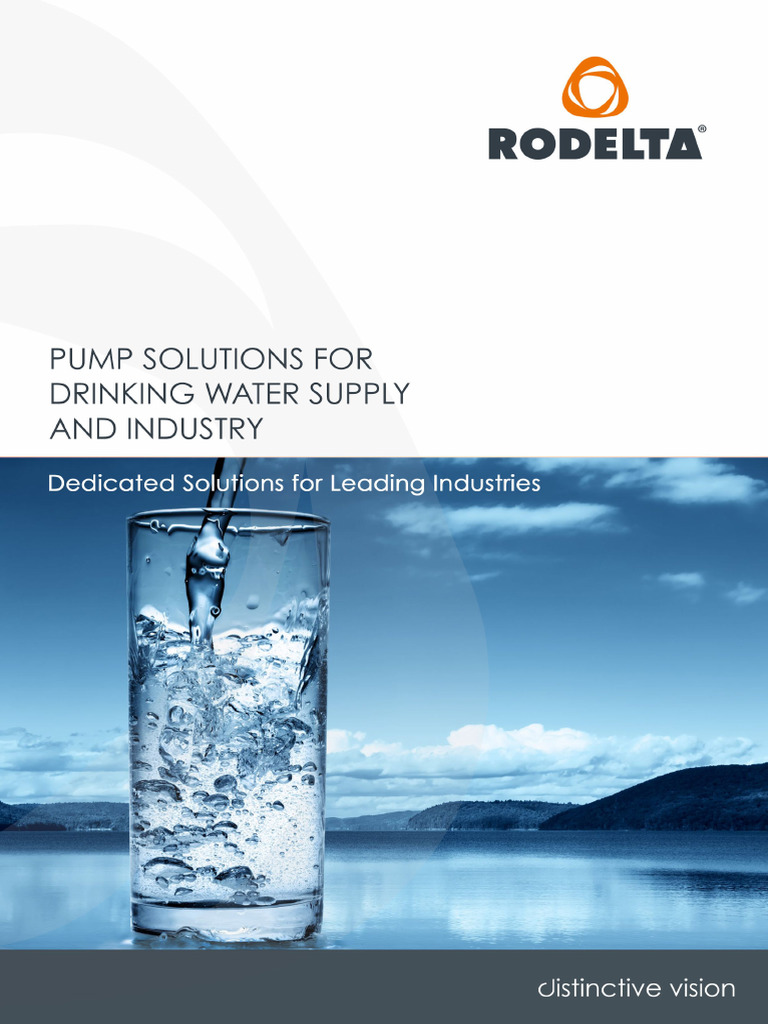 Drinking Water Pump Brochure | PDF