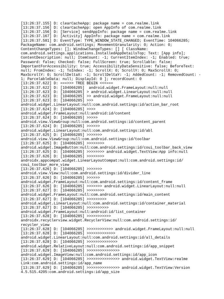 Appcachecleaner Log | PDF | Android (Operating System) | Mobile Phones