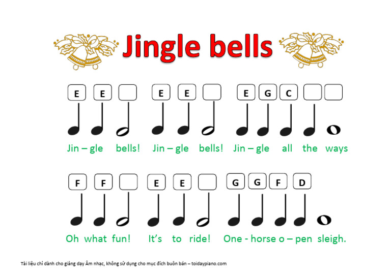 -LUYỆN CẢM ÂM- Jingle Bells - Level 1 | PDF