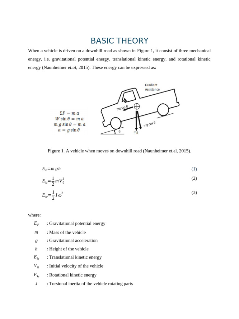 Basic Theory[1] | PDF | Kinetic Energy | Engines