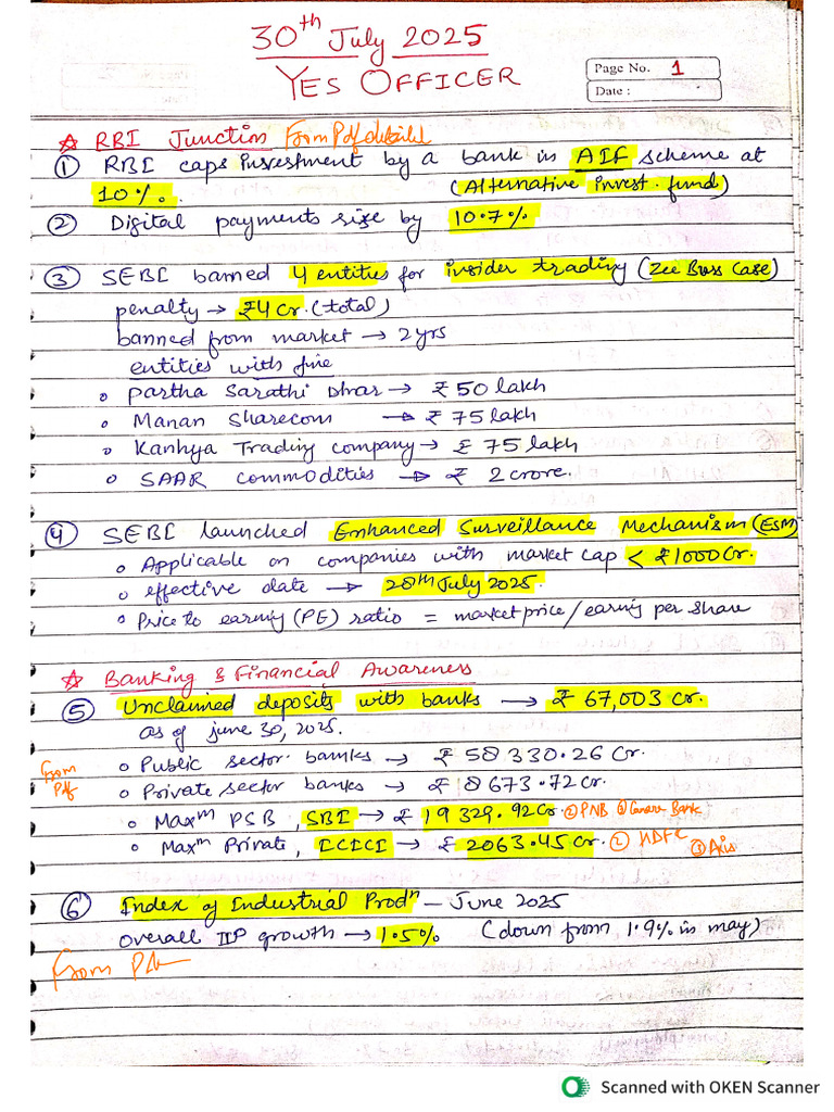 30-07-2025, Handwritten Notes | PDF