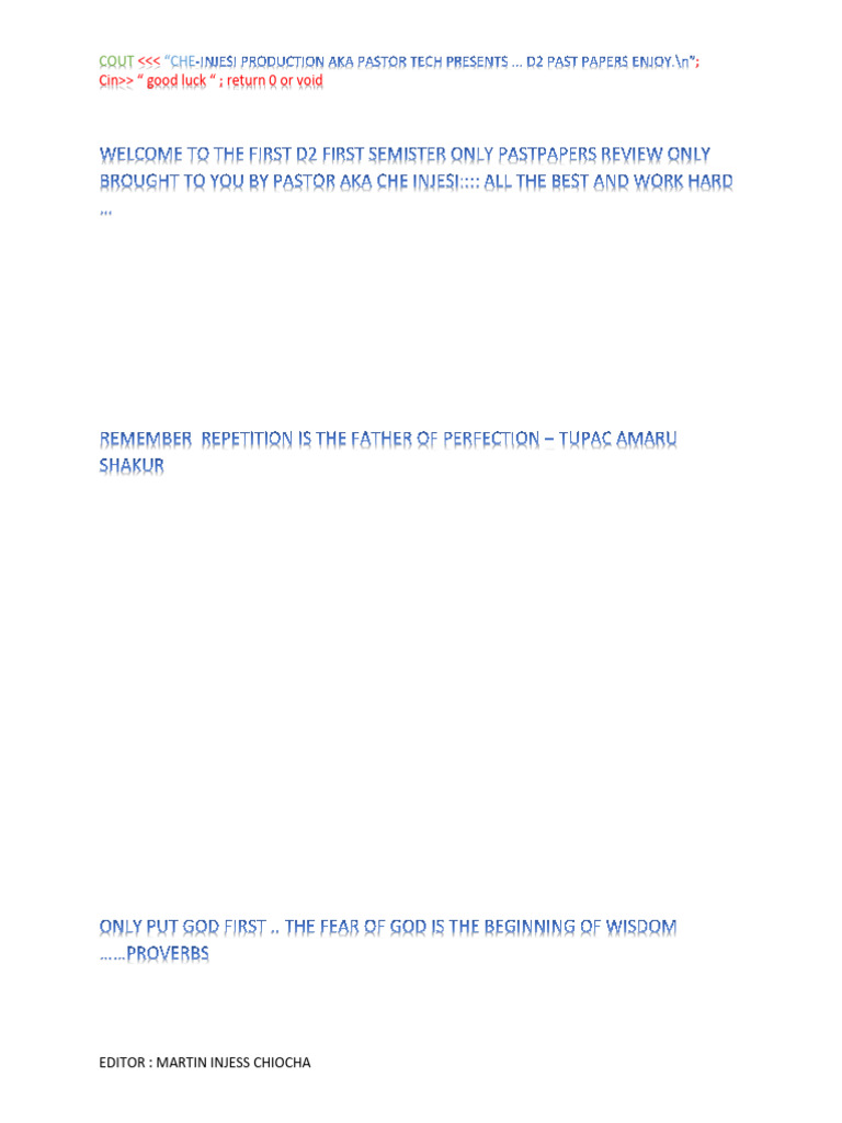 Level 1 - Mechanical Engineering Past Papers | PDF