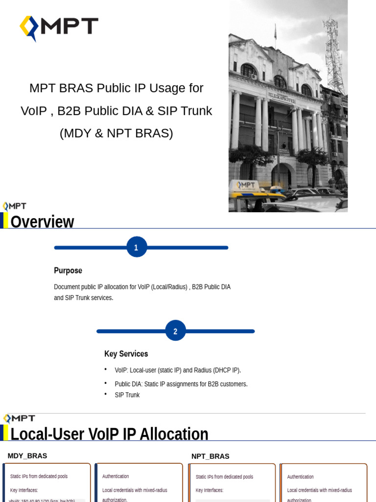 MPT BRAS Public IP Pool For VoIP & B2B - Public - 18july2025 | PDF | Computer Network ...