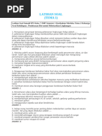 Soal Uh Ips KLS 7 SMT Ii Potensi Sda | PDF