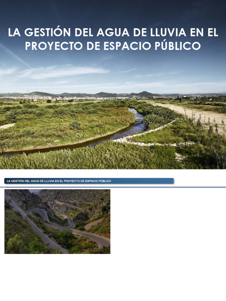 Gestión Eficiente Del Agua De Lluvia Pdf Agua Naturaleza