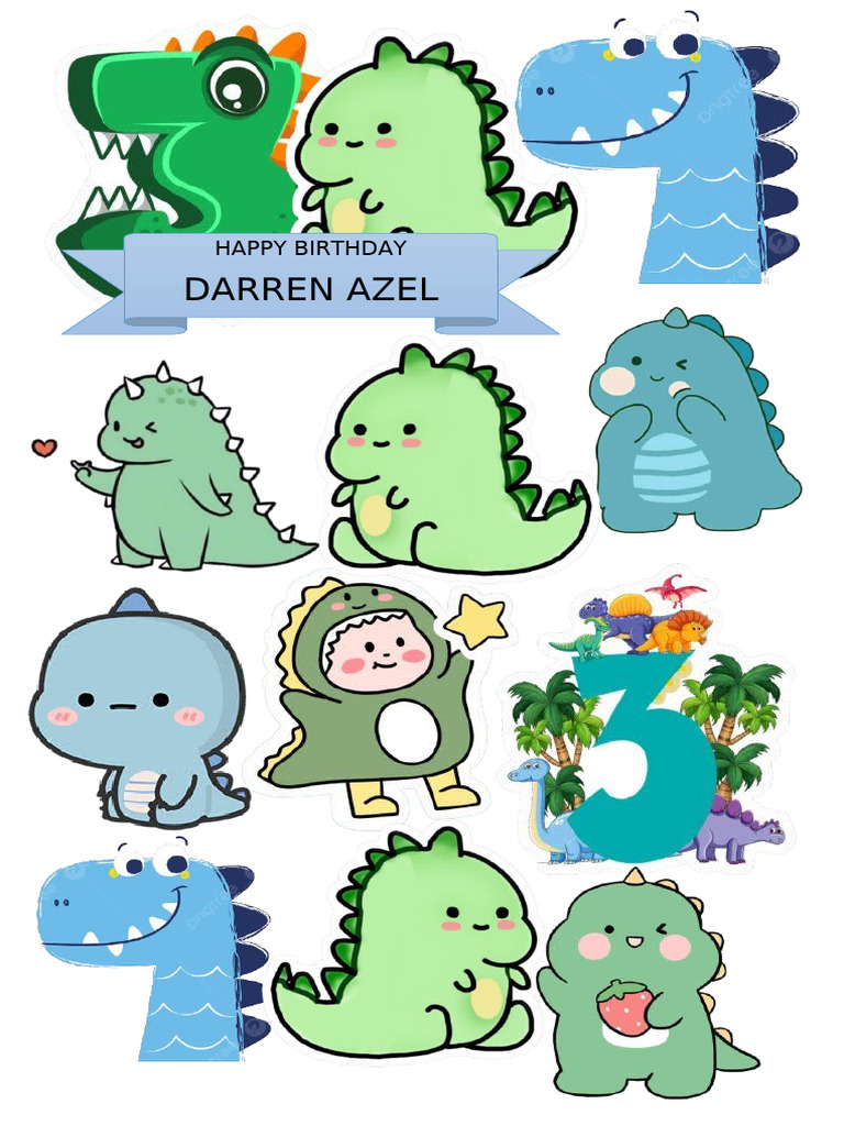 Topper Dino Biru | PDF