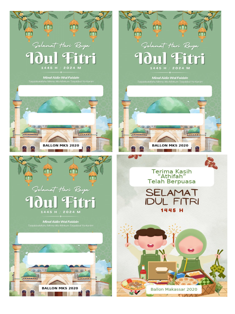 Kartu Ucapan Parcel | PDF