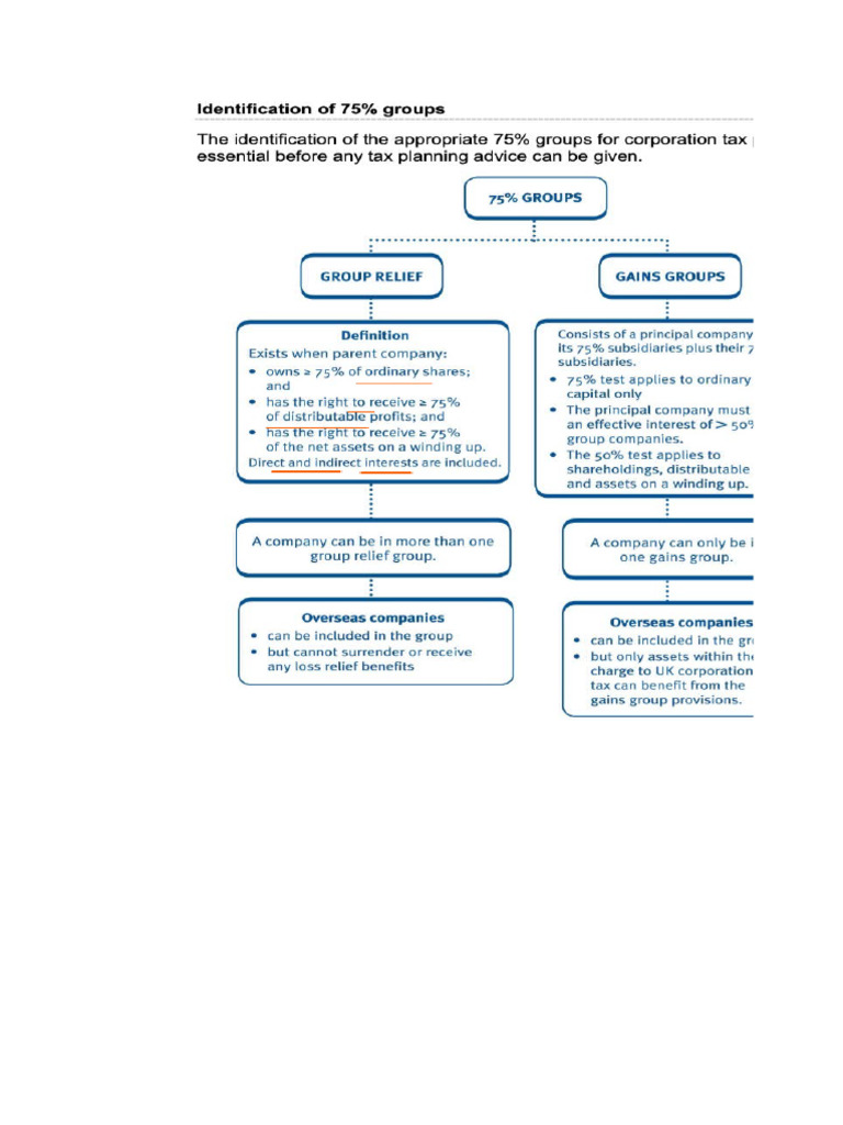 Group Relief and Holding Structures Analysis | PDF | Taxes | Economies