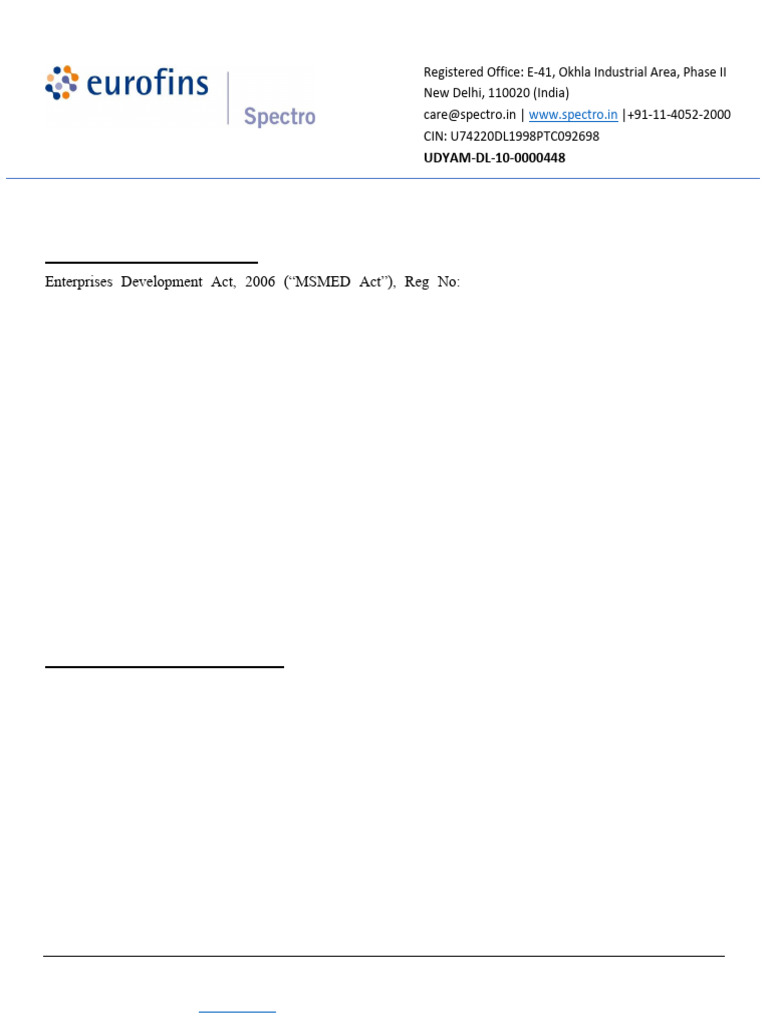 MSME Letter For Overdue Collection | PDF