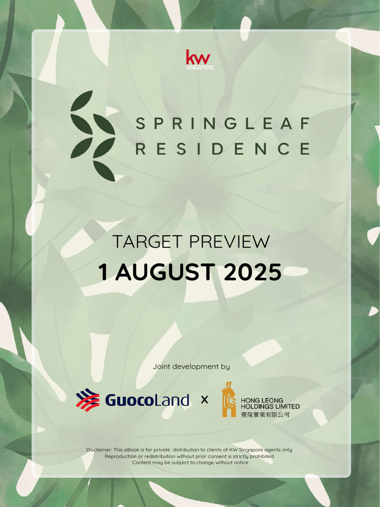 Springleaf Residence Development Overview | PDF | Sustainability ...