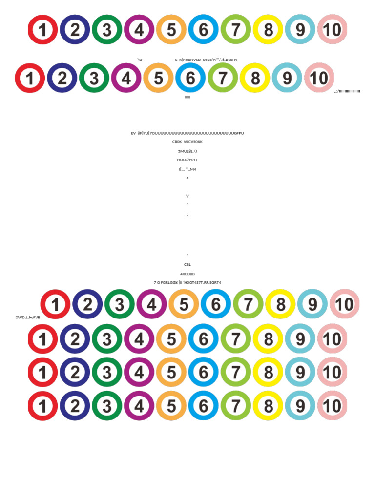 Angka 1-10 | PDF