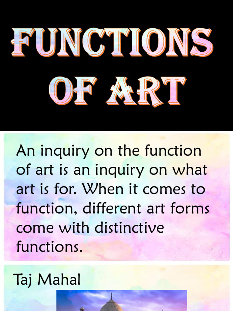 Functions of Art | PDF
