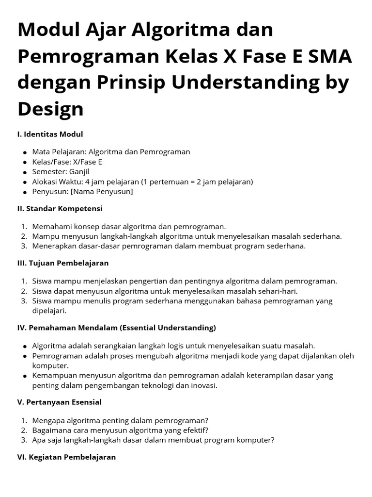 Modul Ajar Algoritma Dan Pemrograman Kelas X Fase E SMA Dengan Prinsip Unde_20240804_134751_0000 ...