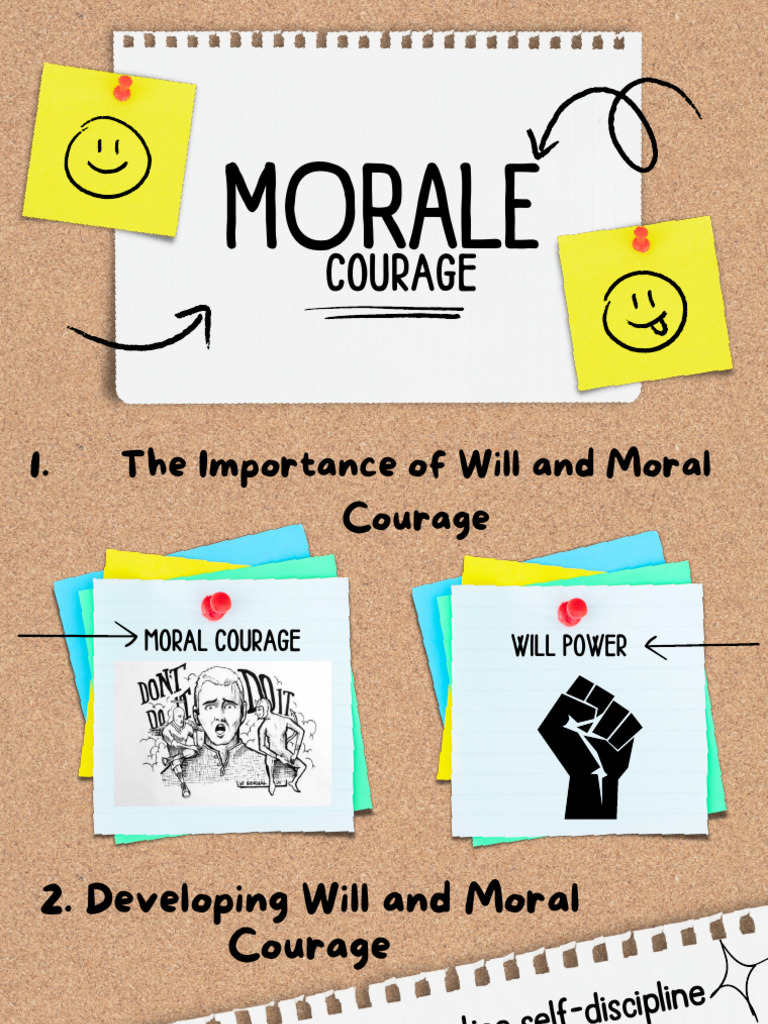 Importance of Will and Moral Courage | PDF