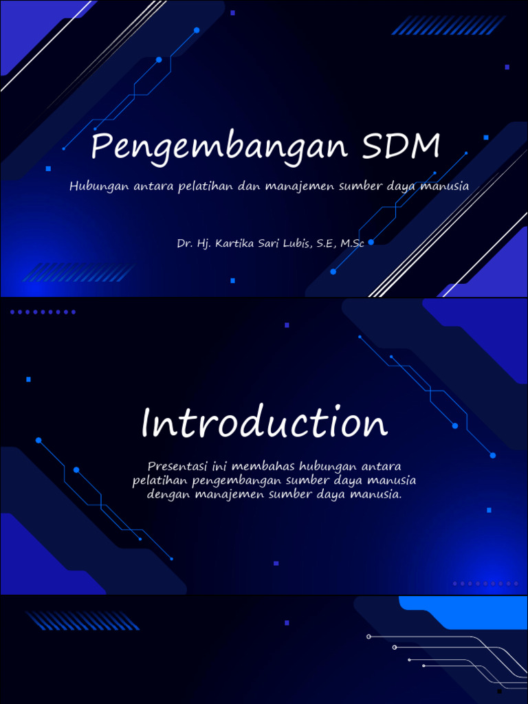 Hubungan Pelatihan dan Manajemen SDM | PDF