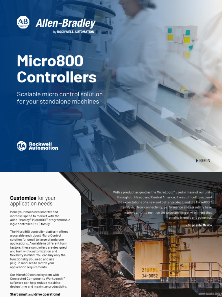 Micro800 Controllers: Scalable Micro Control Solution For Your ...
