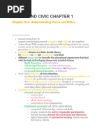 Chapter 1 Moral and Civics-1 | PDF | Morality | Civics