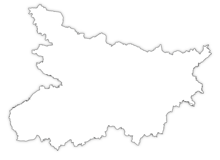 Bihar Outline Map 197 | PDF