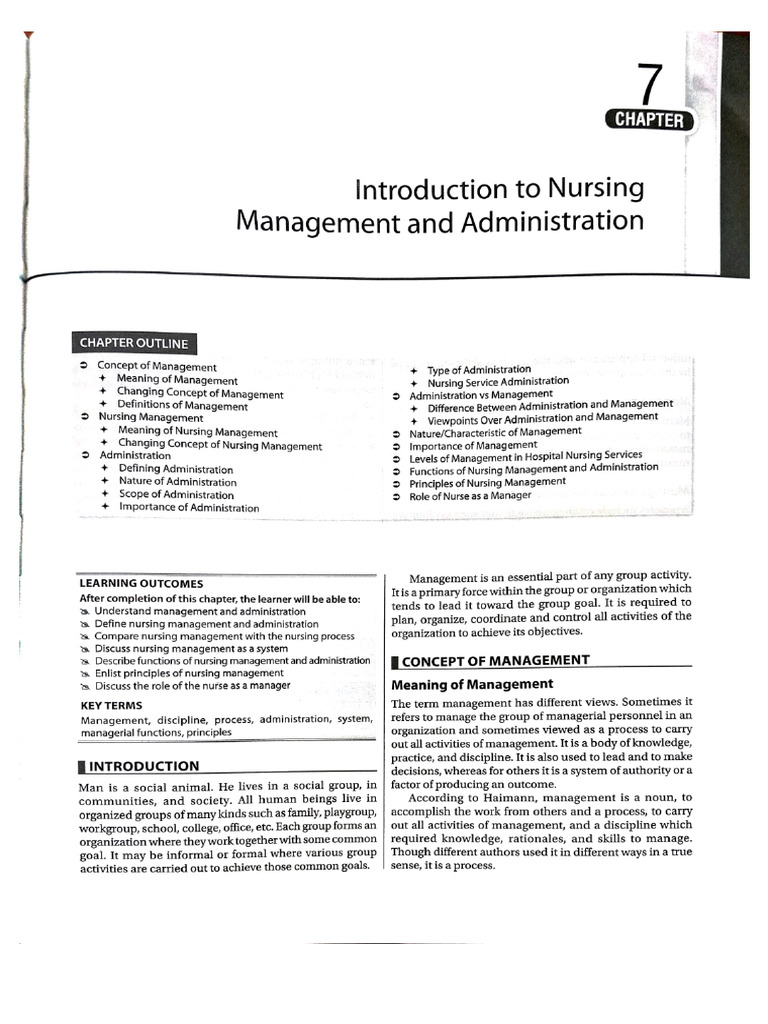 Unit 2 of Nursing Management | PDF
