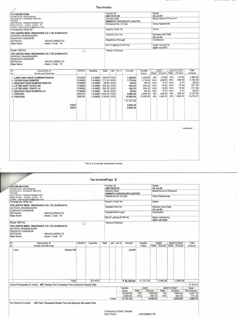 Simanta Choudhury (United India Insurance) | PDF