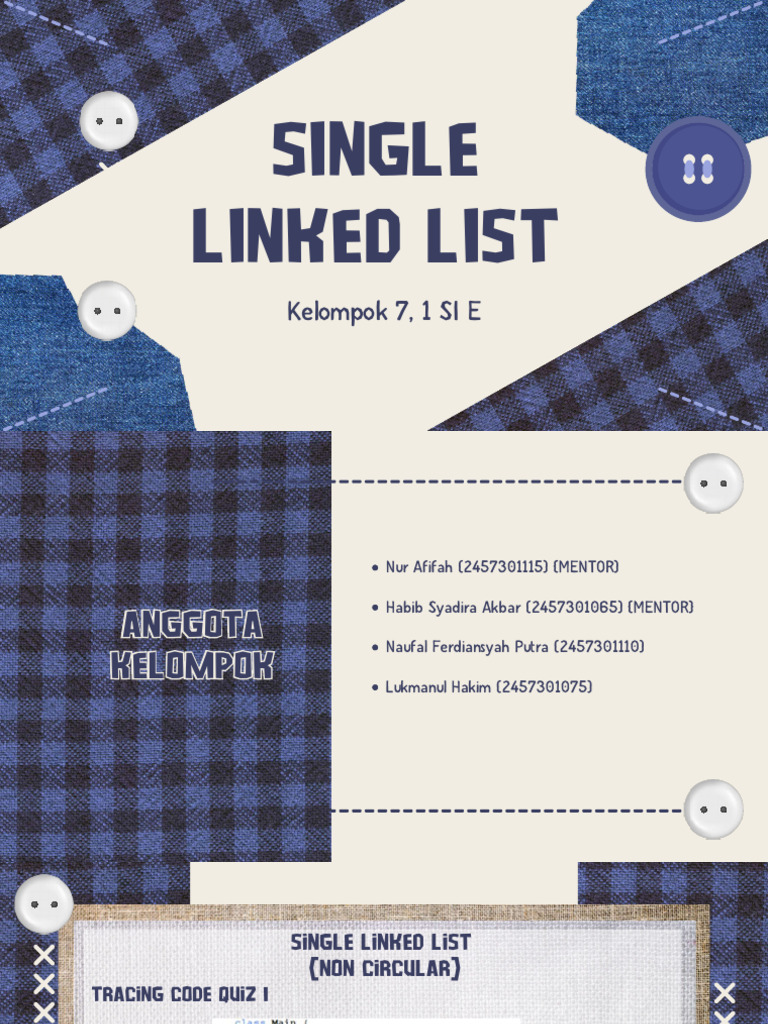 LinkedList Kel7 (1) Compressed | PDF | Computer Data | Software Engineering