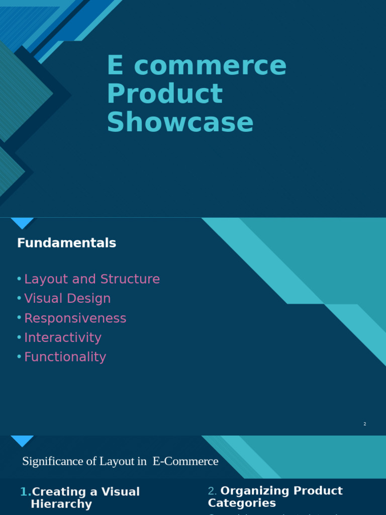 E-Commerce Product Showcase Essentials | PDF | Page Layout | Responsive ...