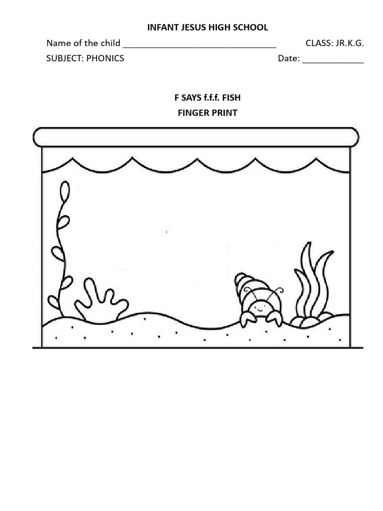 Phonics - JR KG | PDF