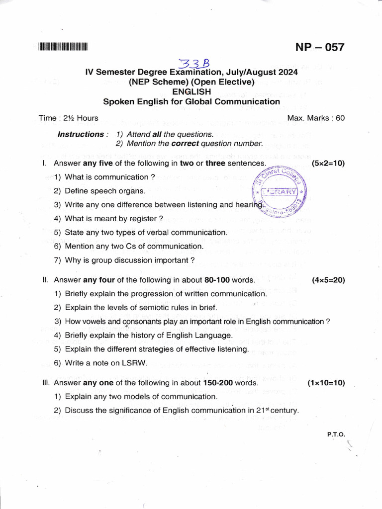 33 BSpoken English Global Communication July Aug 2024 | PDF | English ...