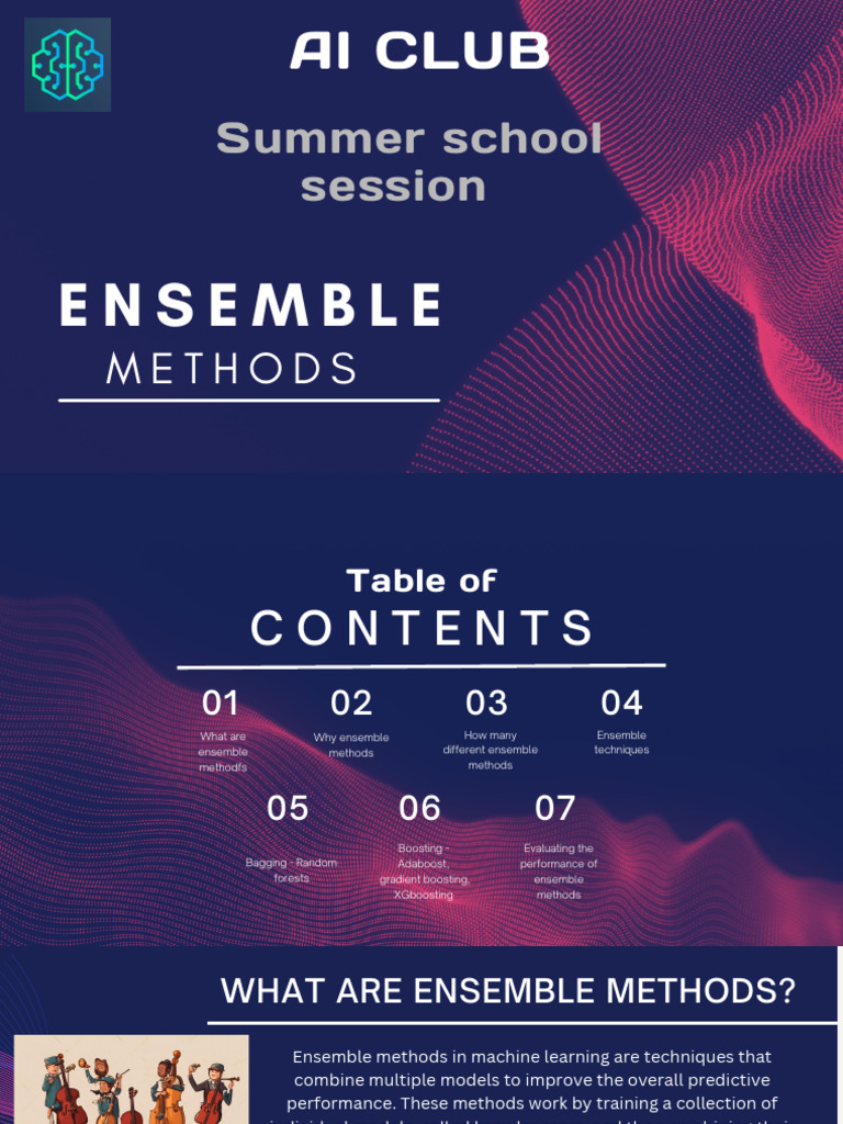 Ensemble Methods Final PDF | PDF | Multivariate Statistics | Applied Mathematics
