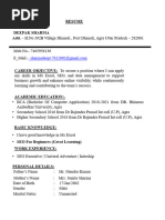 Deepak Resume | PDF