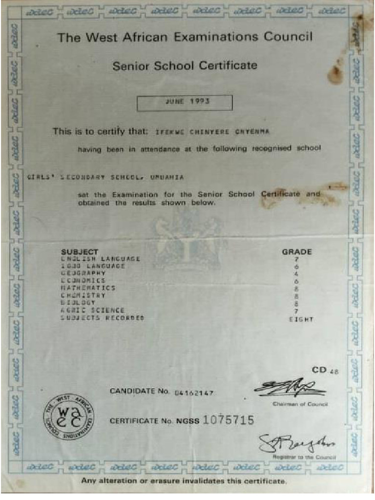 Waec 2 | PDF