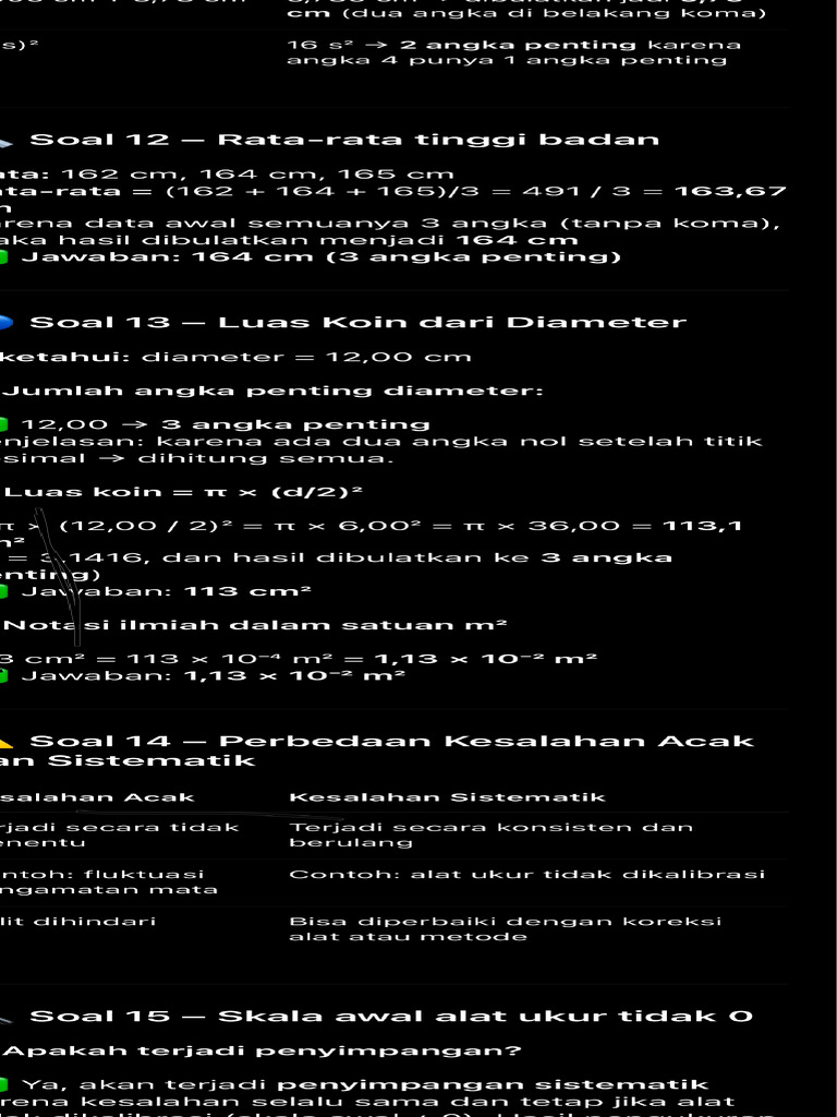 Penjelasan Angka Penting | PDF