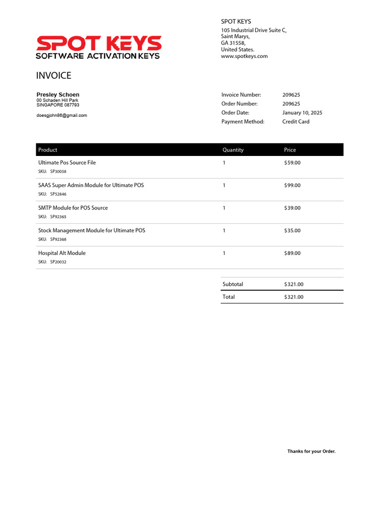 Purchese Receipt | PDF