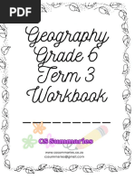 Grade 4 Geography Term 3 Paper | PDF