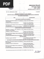 COAP 2025 Important Dates and Schedule | PDF
