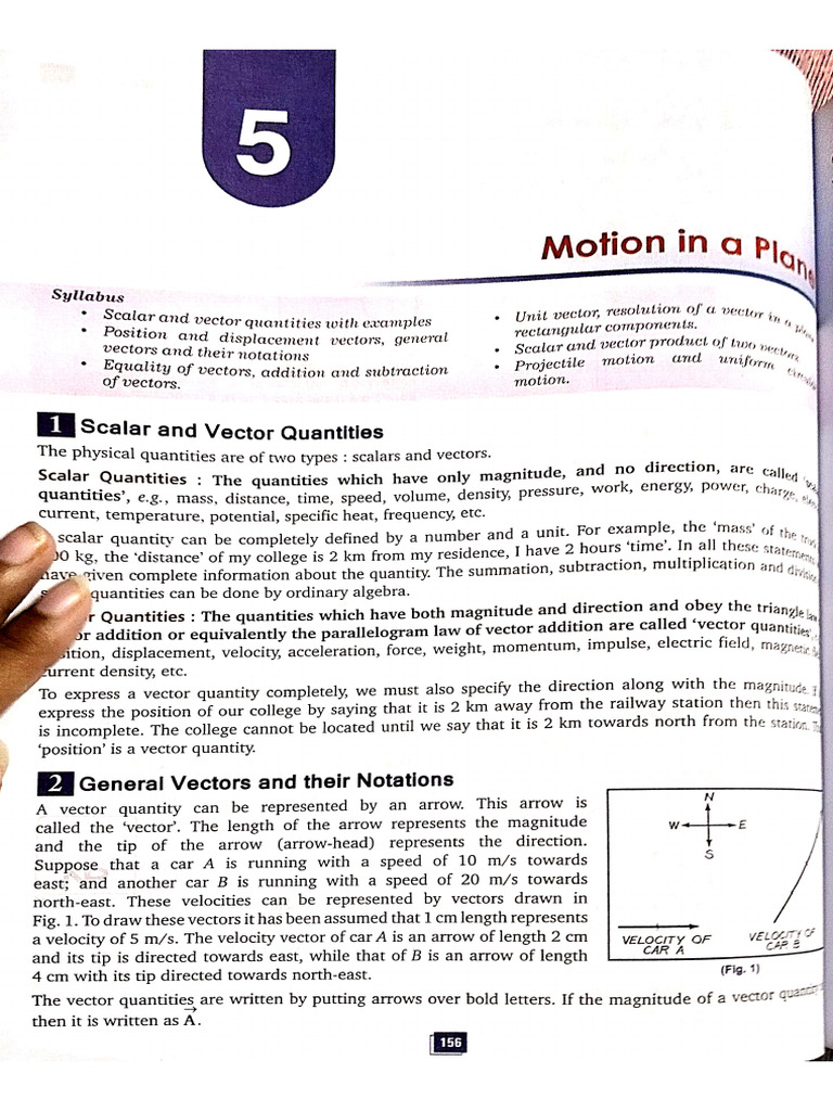 Vectors (Nootan Physics) | PDF
