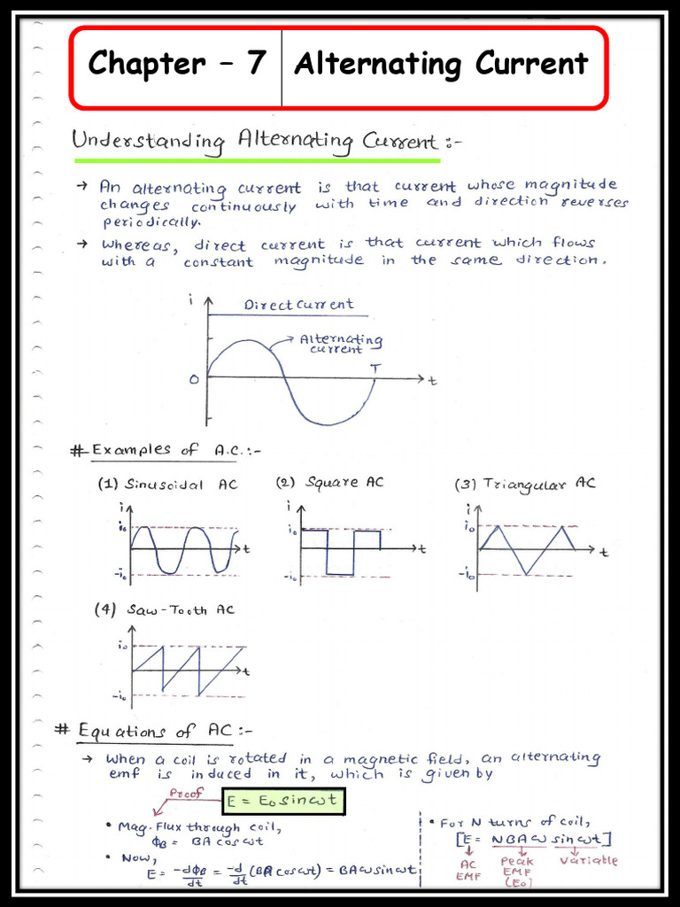 Alternating Current | PDF