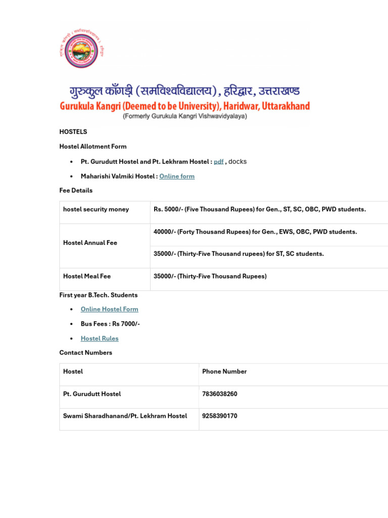 Hostel Fee 2 | PDF