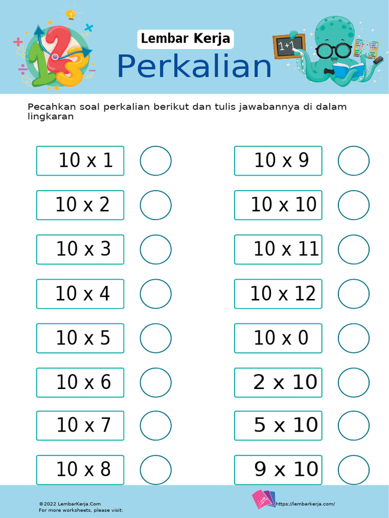 Perkalian 10 | PDF