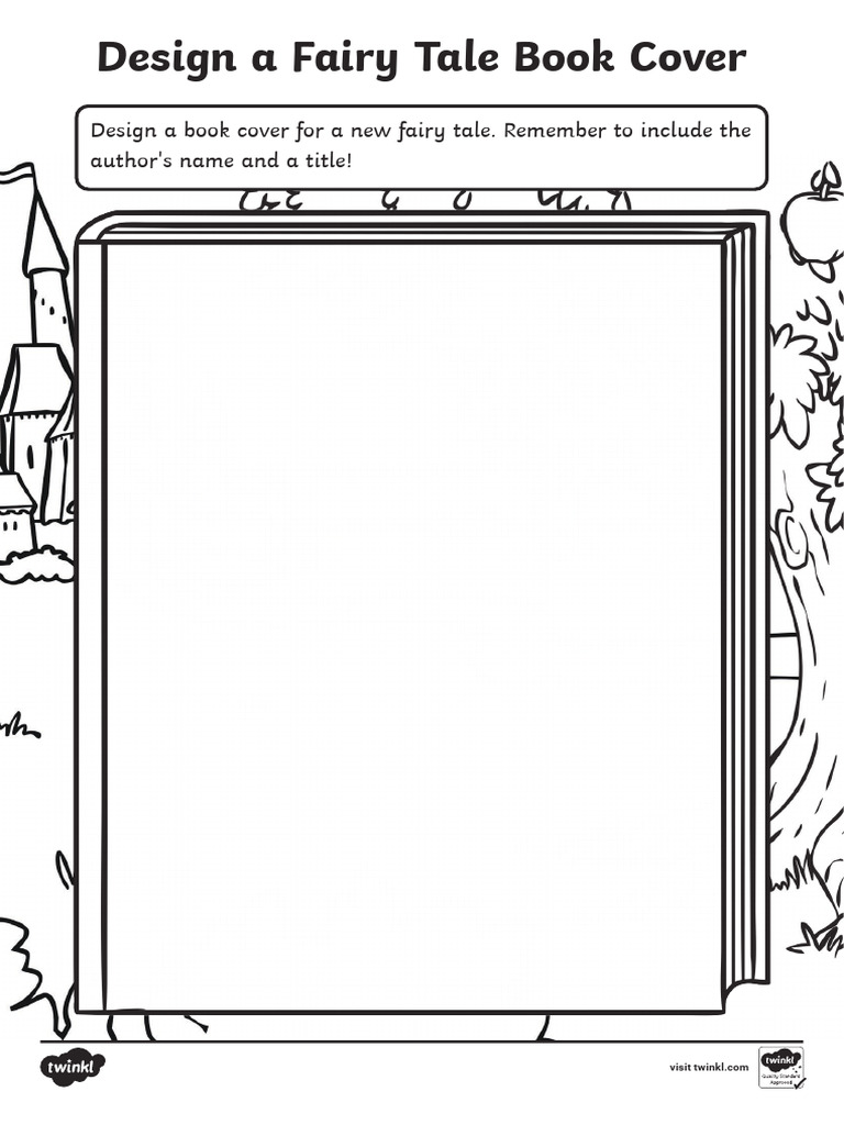T e 1690445502 Design A Fairy Tale Book Cover Worksheet Ver 1 | PDF
