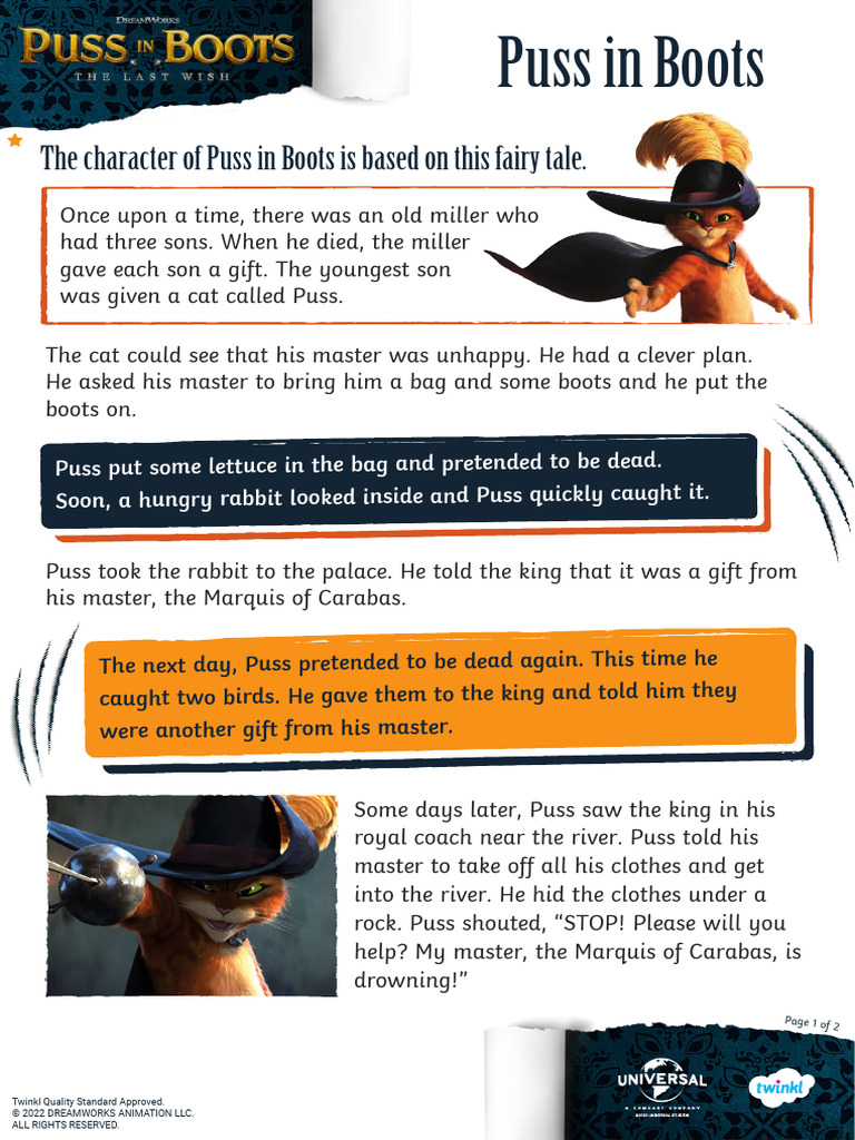 T e 1672673014 Puss in Boots Fairy Tale Differentiated Reading ...