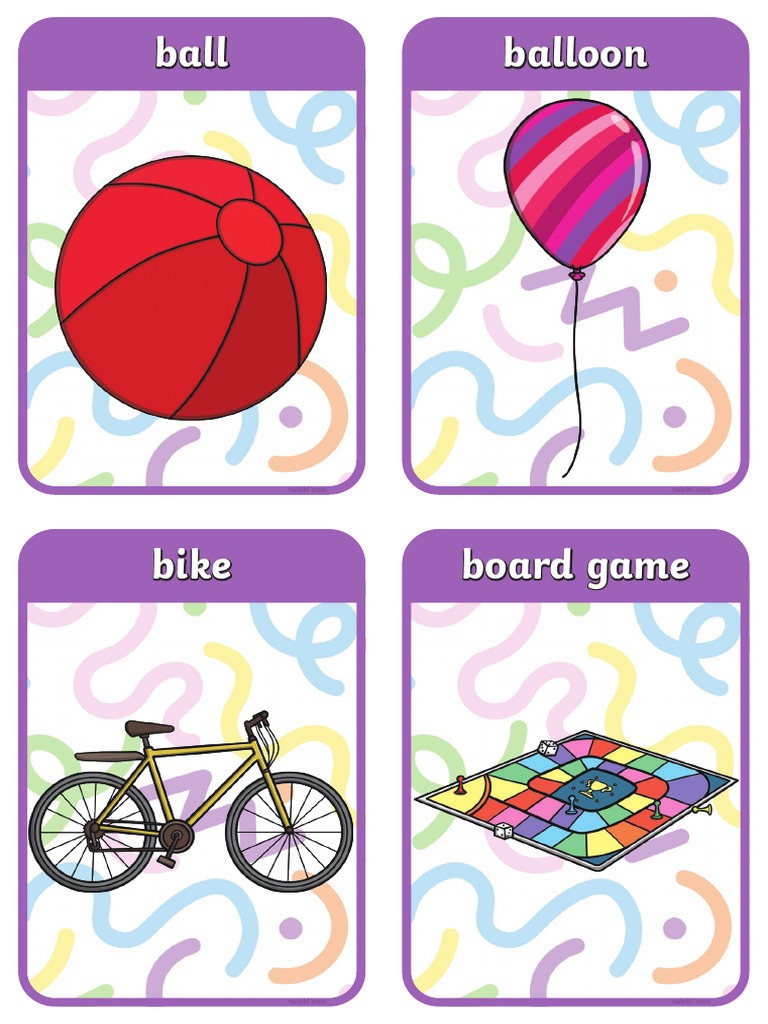 ESL My Favourite Toys Flashcards | PDF
