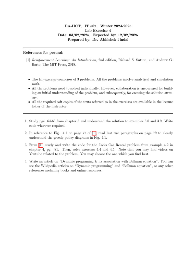 IT567 24 25 Lab Exercise 4 | PDF