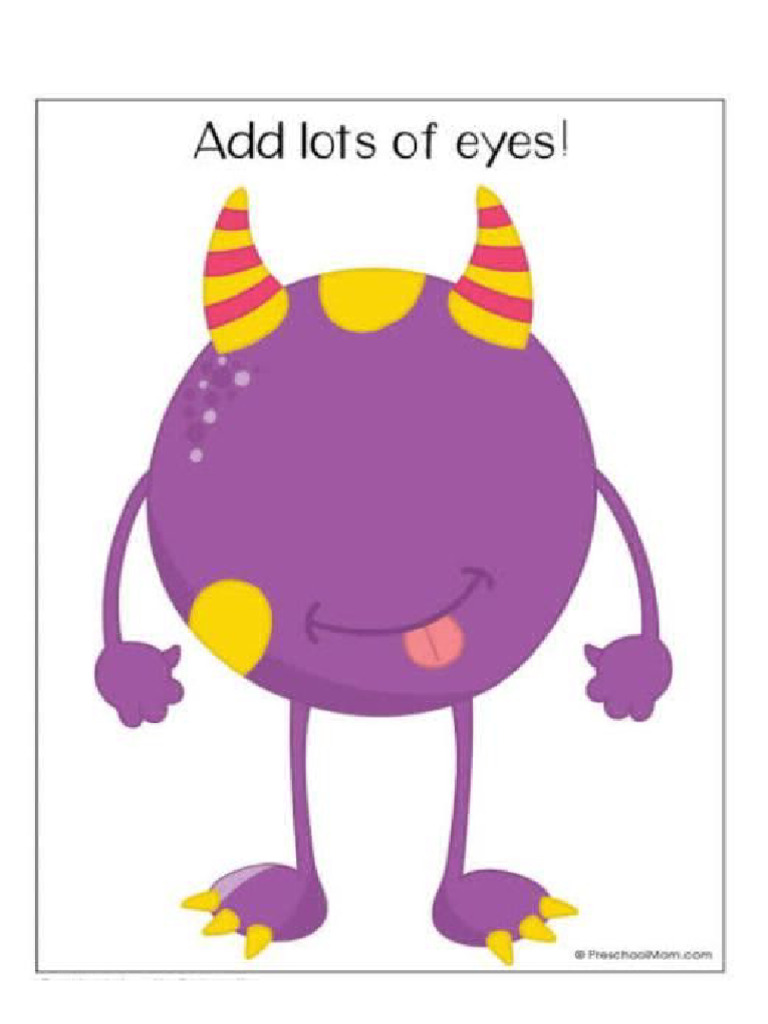 Stick The Eyes (Monster's Face) | PDF