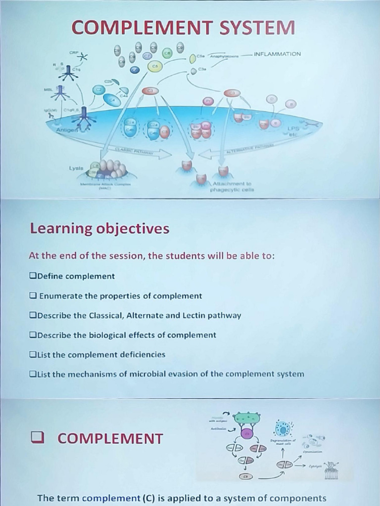 Complement System | PDF