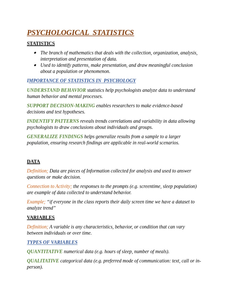 Understanding Psychological Statistics | PDF | Statistics | Level Of ...