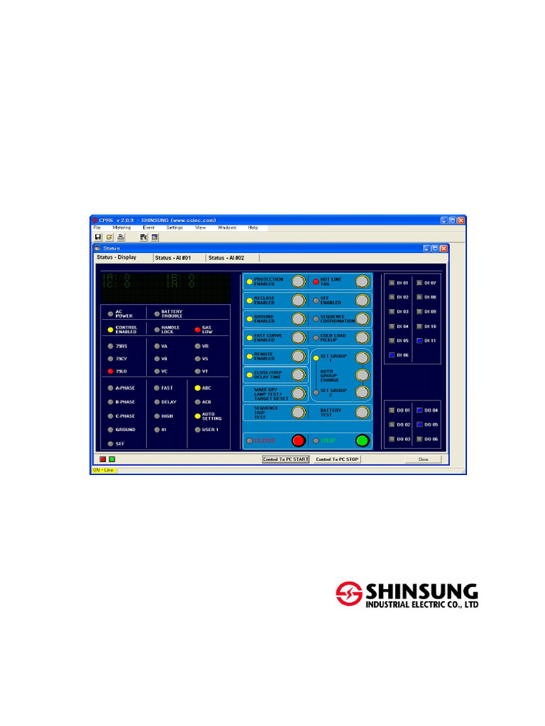 PC Application Software Manual | PDF | Button (Computing) | Menu (Computing)