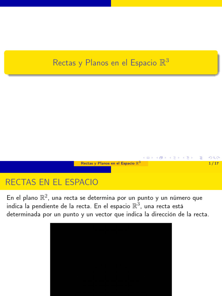 Tema 09. Planos y Rectas. Parte 1 | PDF | Línea (geometría) | Ecuaciones