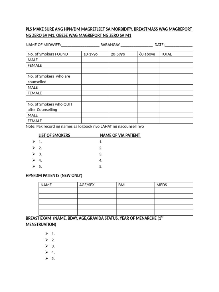New NCD Form | PDF