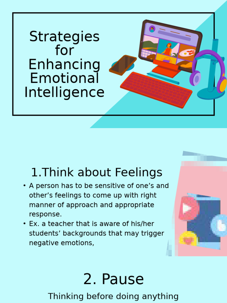 Strategies For Enhancing Emotional Intelligence | PDF | Thought | Emotions